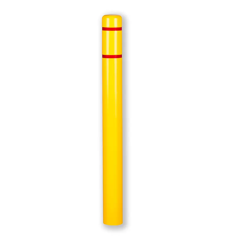 Post-Guard-4in-Yellow-Red | 1-800-BOLLARDS